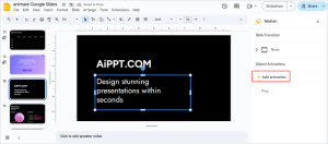 How to Add Animation in Google Slides [Full Guide] - AiPPT