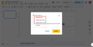 How to Change Google Slides Dimensions Step by Step
