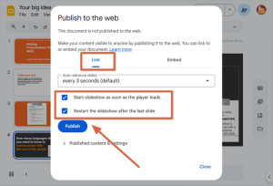 How to Make Google Slides Play Automatically on a Loop